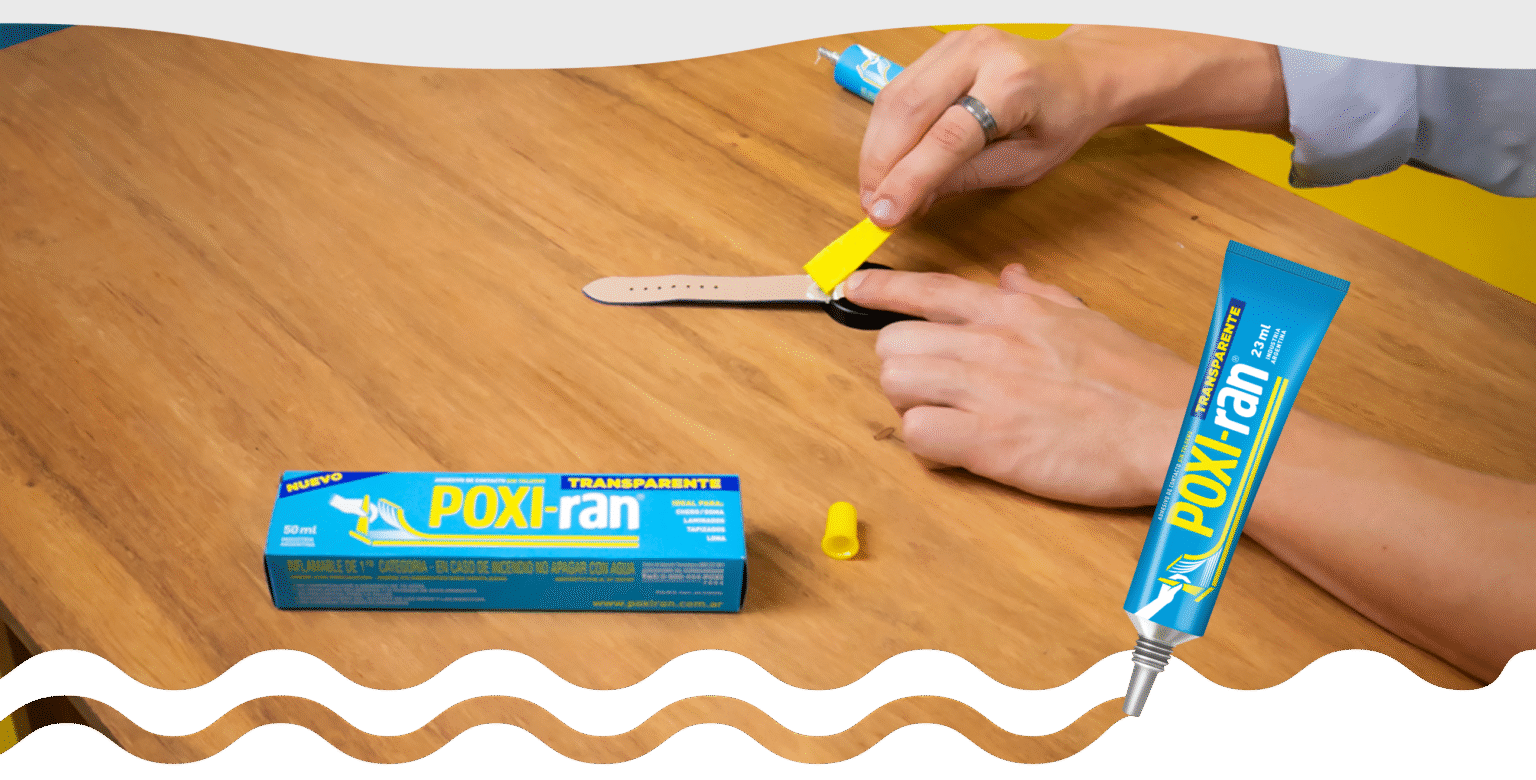 Poxi-Ran© Transparente | Adhesivo de contacto para arreglos prolijos